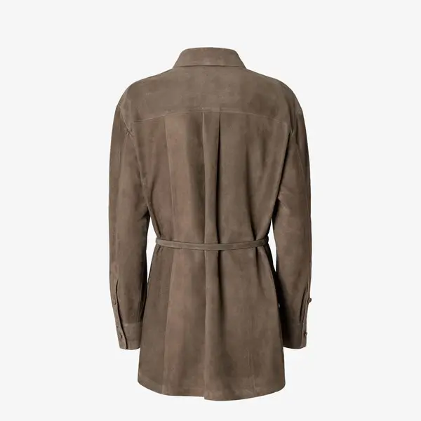 Fendi Oversized Long Sleeve Shirt - Grey