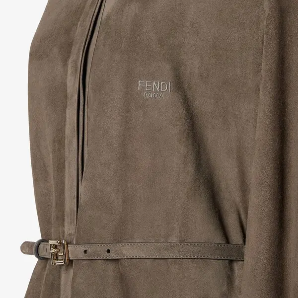 Fendi Oversized Long Sleeve Shirt - Grey