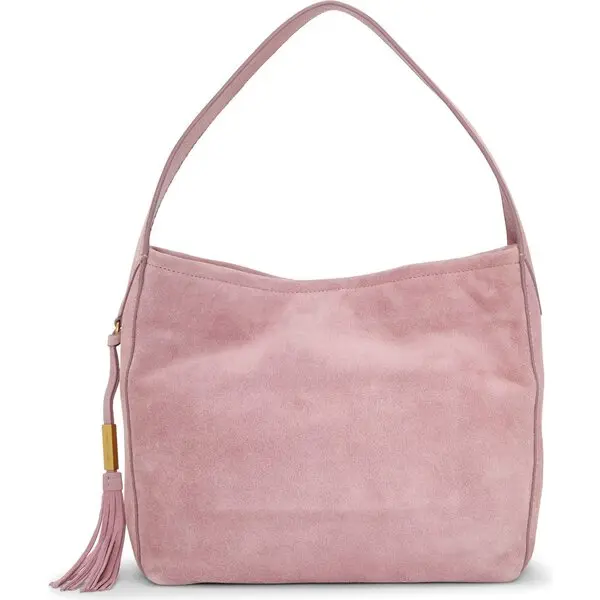 Vince Camuto Aleah Suede Tote - Cosmetic Pink