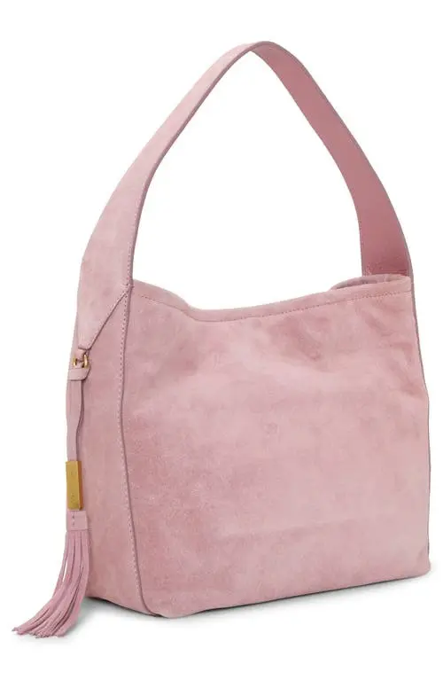 Vince Camuto Aleah Suede Tote - Cosmetic Pink