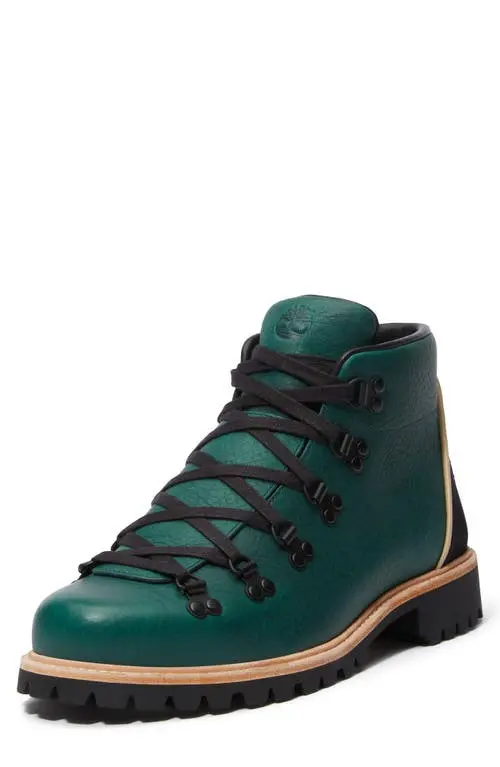 Timberland Authentic Hike Waterproof Mid Hiking Boot - Dark Green Full Grain