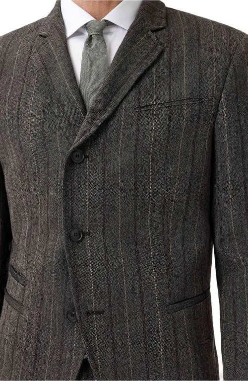 John Varvatos Silo Stripe Wool Blazer