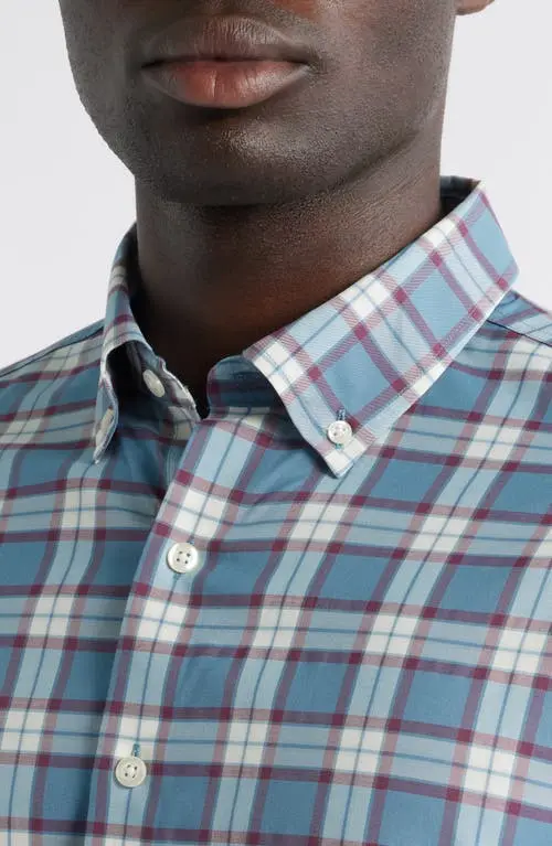 Johnnie-o Feldy Plaid Stretch Button-down Shirt