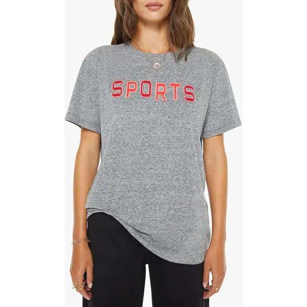 MOTHER The Rowdy Embroidered T-shirt - Sports