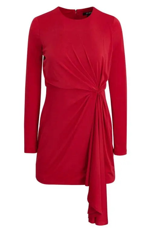 Bcbgmaxazria Twisted Long Sleeve Mini Dress