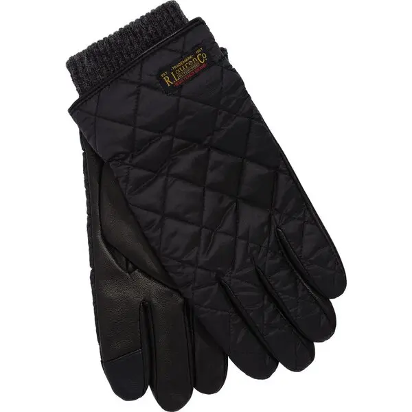 Polo Ralph Lauren Quilted Field Gloves - Black