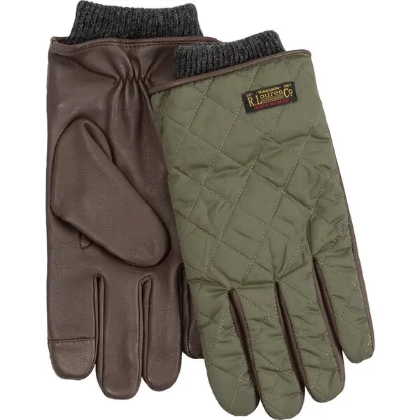 Polo Ralph Lauren Quilted Field Gloves - Olive