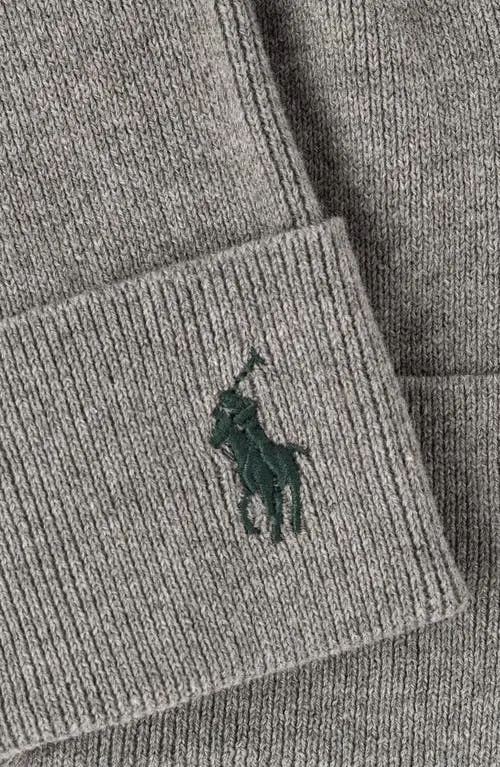 Polo Ralph Lauren Cotton Beanie - Barclay Grey Heather