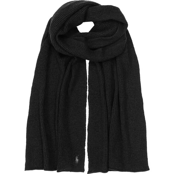 Polo Ralph Lauren Thermal Travel Scarf - Polo Black