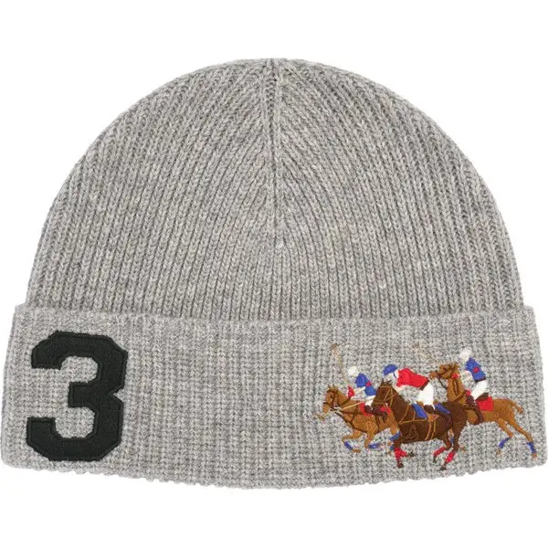 Ralph Lauren Polo Match Beanie - Andover Heather