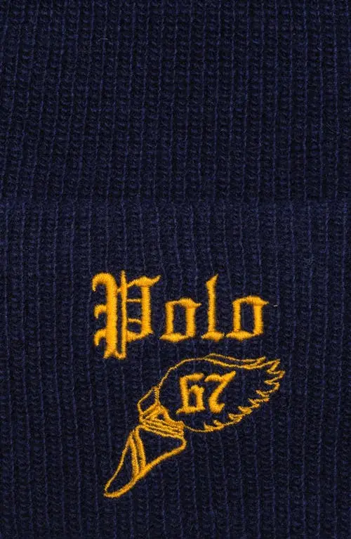 Polo Ralph Lauren Winged Foot Beanie - Newport Navy