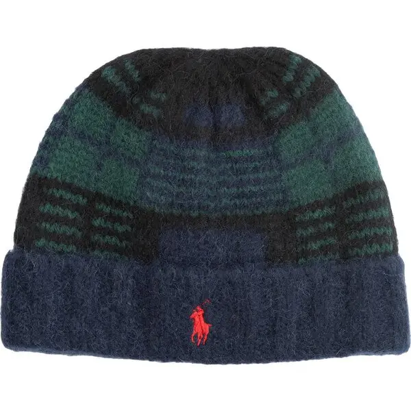 Ralph Lauren Brushed Beanie - Blackwatch