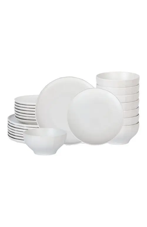 STONE + LAIN Rio Stoneware 24-piece Dinnerware Set - Beige