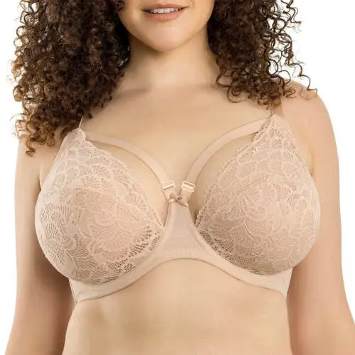 Parfait Olivia Lace Unlined Bra - Cameo Rose