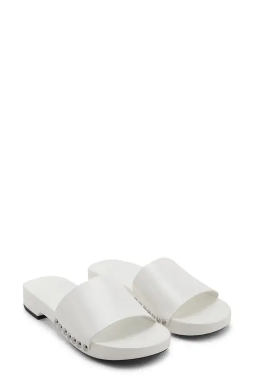 Mango Studded Slide Sandal