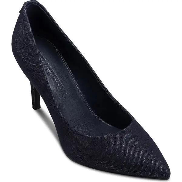 Karl Lagerfeld Paris Royale Sequin Pumps - Dark Navy