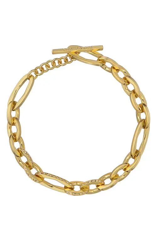Ted Baker London Shianne Crystal Shimmer Chain Bracelet - Gold Tone/clear Crystal