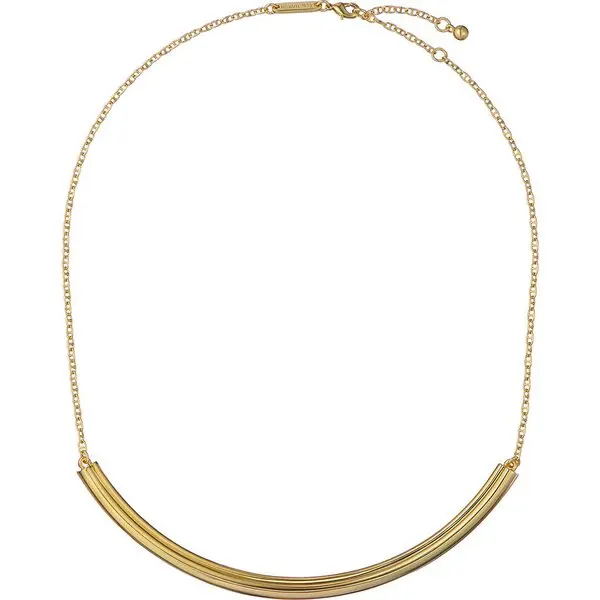 Ted Baker London Hiddie Hidden Heart Bar Pendant Necklace - Gold Tone