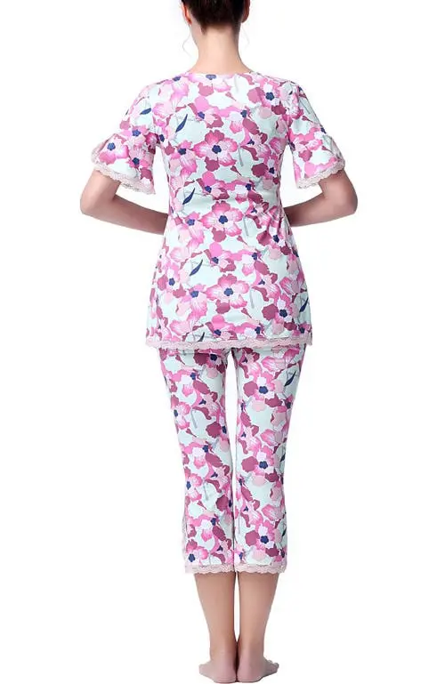KIMI + KAI Koi Maternity Nursing 2-piece Pajama Set