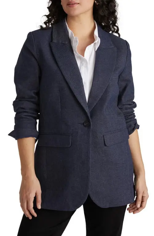 Universal Standard Denim Blazer