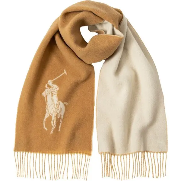 Polo Ralph Lauren Polo Player Scarf - Camel/cream