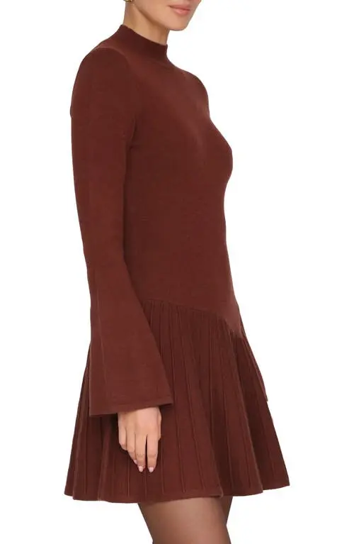 Avec Les Filles Long Sleeve Sweater Dress