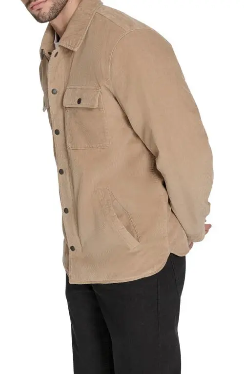 LEVI'S Corduroy Insulated Zip-up Jacket - Tan