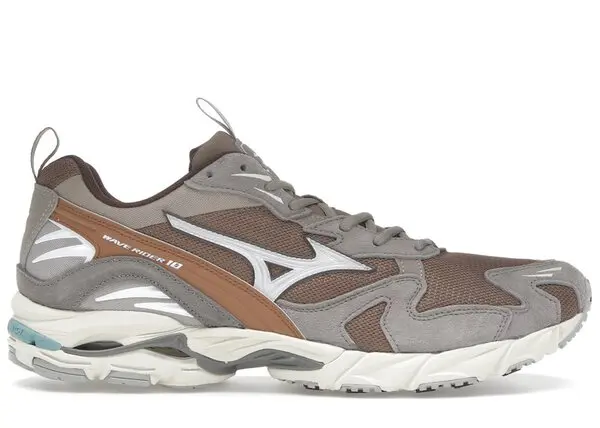Mizuno Wave Rider - Fossil/white/thrush