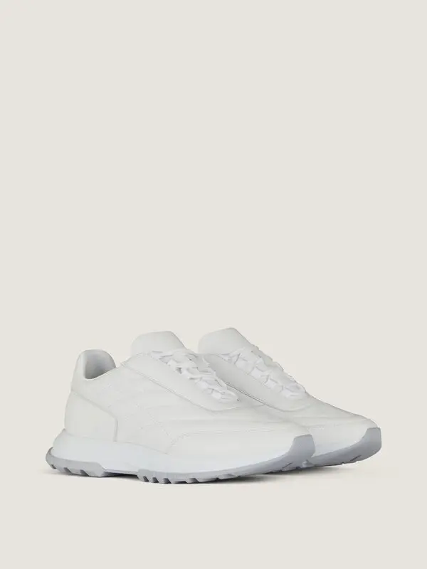 Givenchy Trainers In Shiny Padded Leather - White
