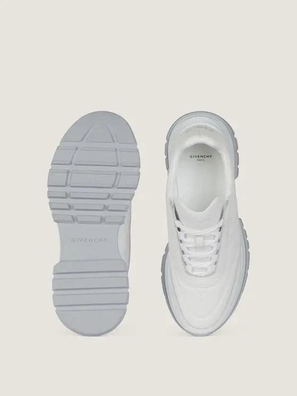 Givenchy Trainers In Shiny Padded Leather - White
