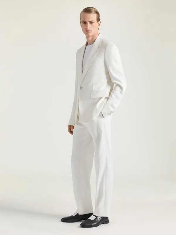 Givenchy Relaxed Fit Cotton Blend Trousers