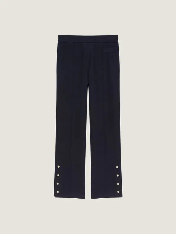Givenchy Joggers In Wool Cashmere With Patch