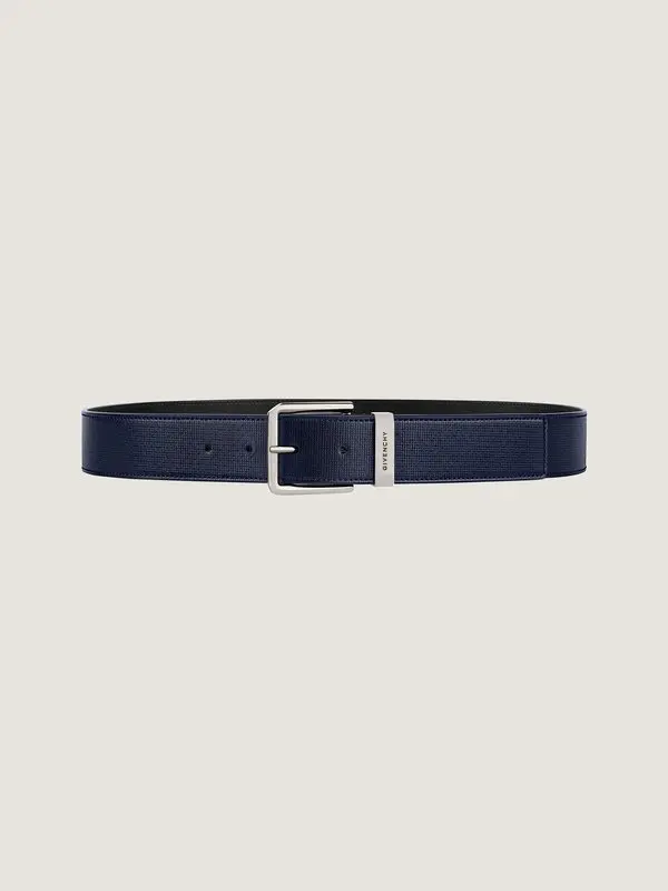 Givenchy Gentleman Belt In 4g Leather - Black/navy