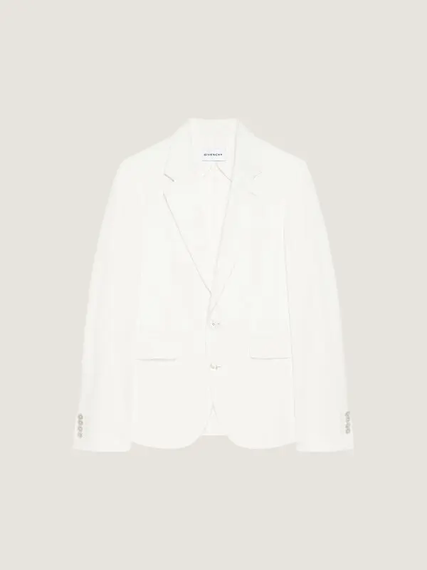 Givenchy Deconstructed Single-breasted Jacket - Ivory