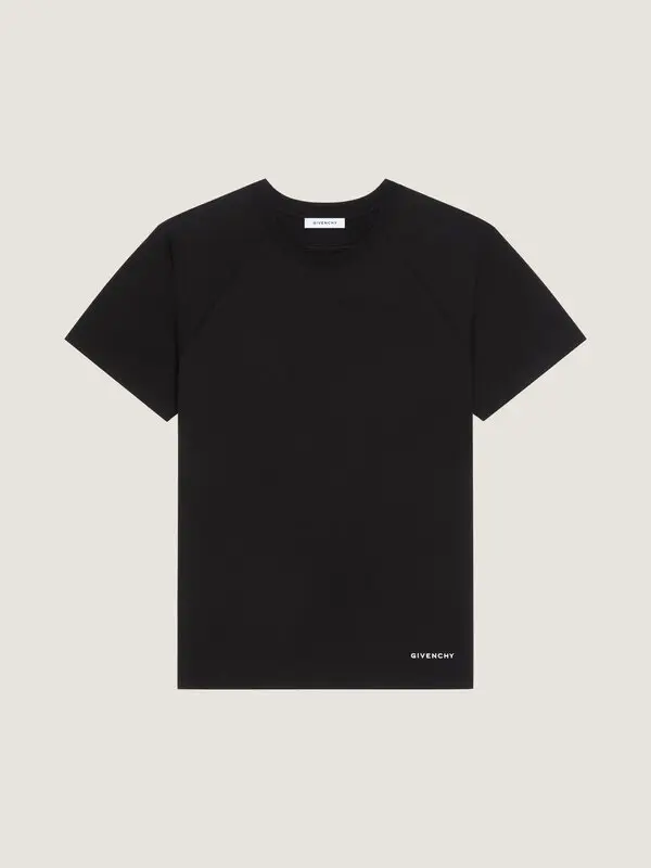 Givenchy T-shirt In Cotton With Satin Couture Detail
