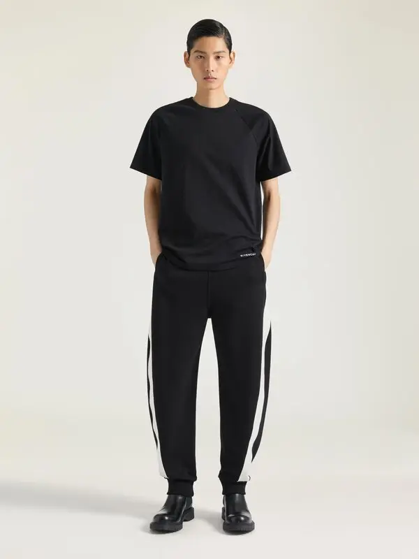 Givenchy T-shirt In Cotton With Satin Couture Detail
