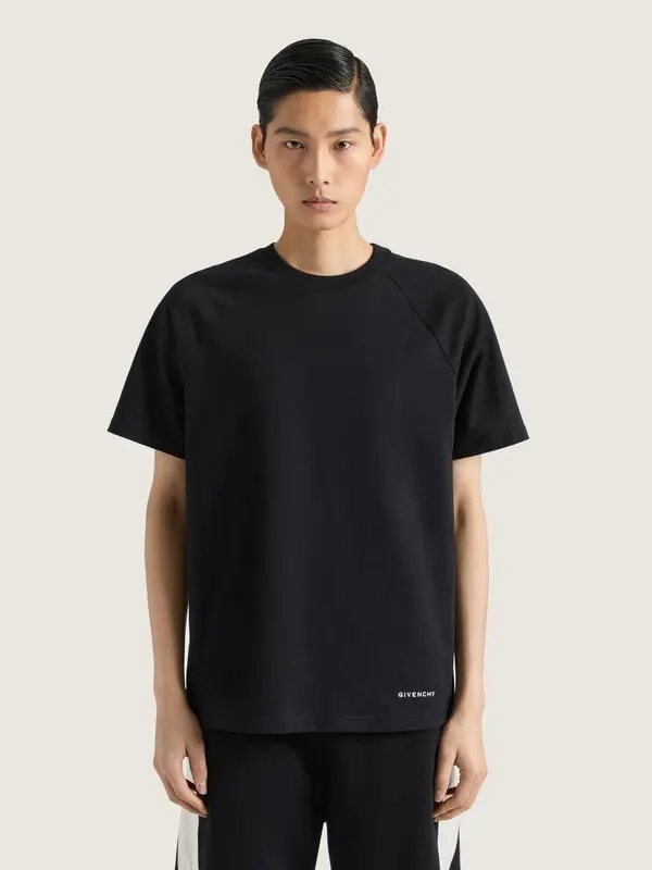 Givenchy T-shirt In Cotton With Satin Couture Detail