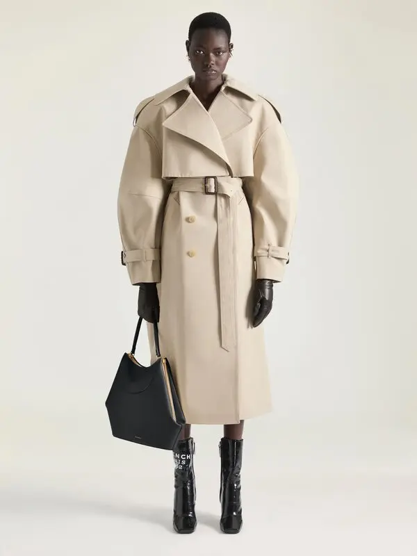 Givenchy Cotton Cocoon Trench Coat