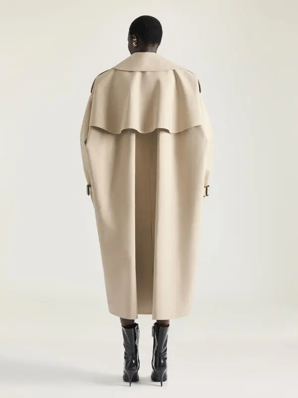 Givenchy Cotton Cocoon Trench Coat