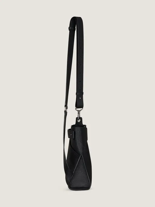 Givenchy Small Belted Hobo Bag In Grained Calfskin Leather