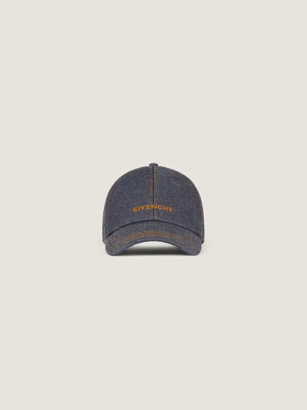 Givenchy Embroidered Denim Cap - Multicolor
