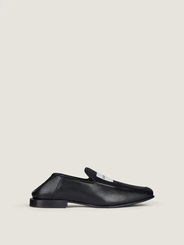 Givenchy Label Leather Loafers