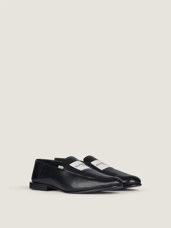 Givenchy Label Leather Loafers