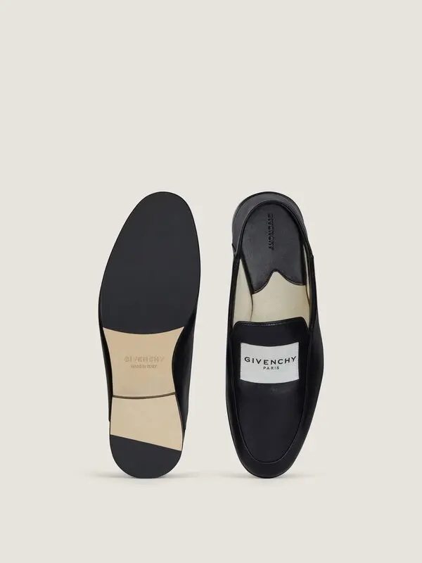 Givenchy Label Leather Loafers