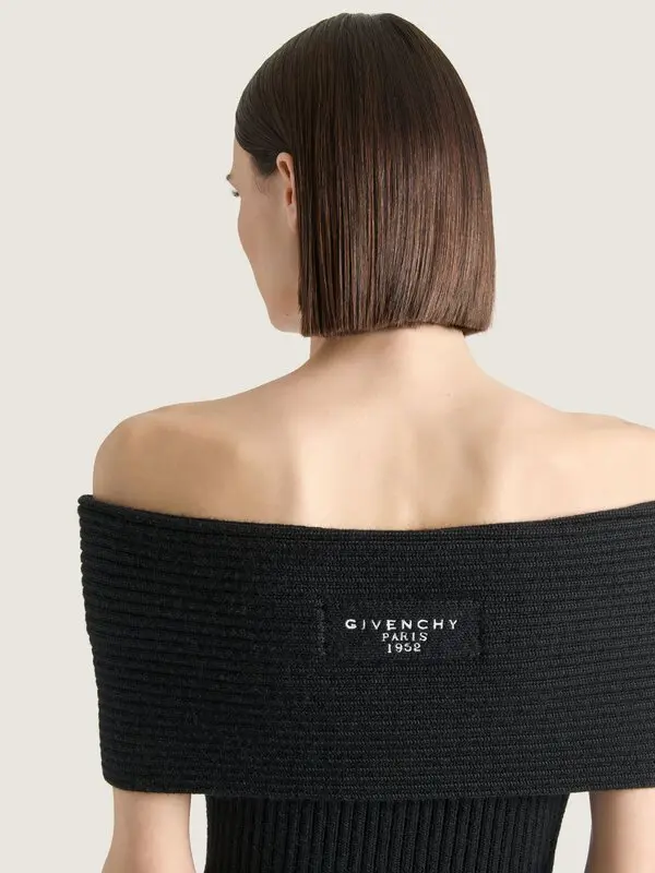 Givenchy Off-the-shoulder Mini Dress - Black