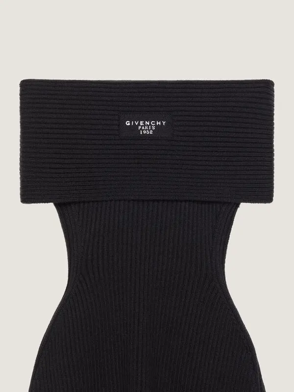 Givenchy Off-the-shoulder Mini Dress - Black