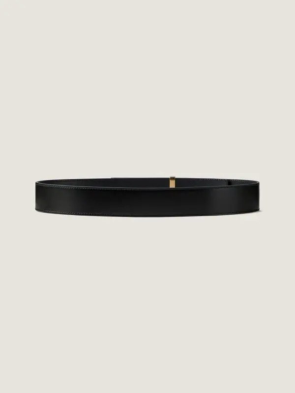 Givenchy Label Belt In Box Leather