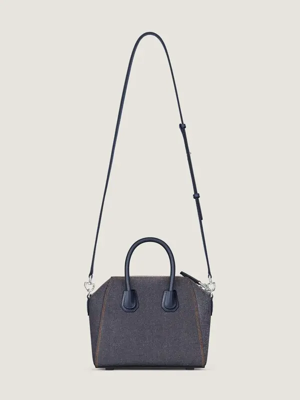 Givenchy Mini Antigona Bag In Denim