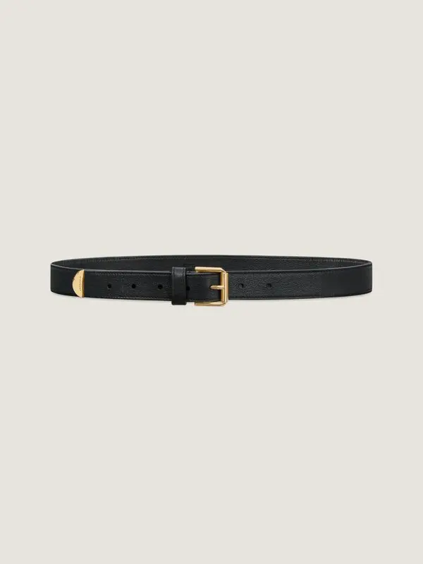 Givenchy Voyou Belt In Shiny Leather - Black