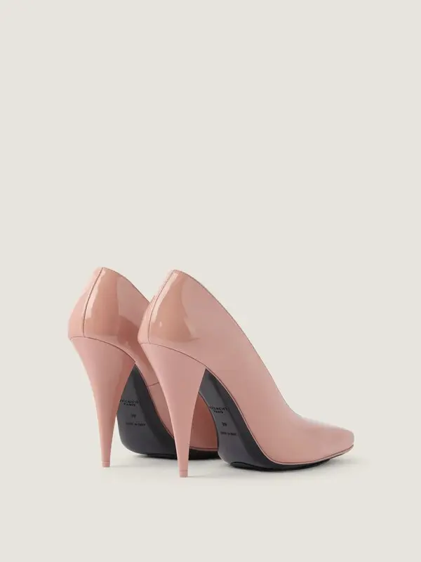 Givenchy Sliced Square Patent Leather Pumps
